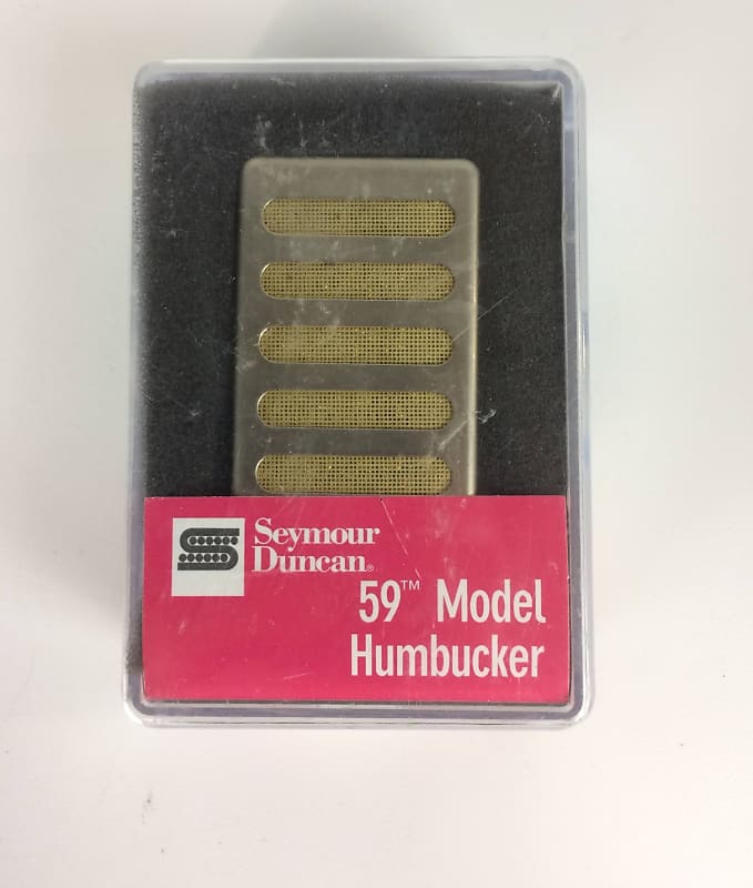 Seymour Duncan SH-1b '59 Model Bridge Pickup, Raw Nickel/Gold | Reverb