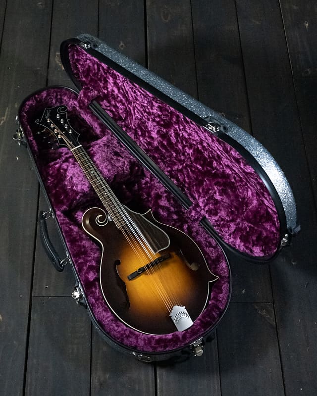 Calton Cases Mandolin Case, Fits F or A Model, Smooth | Reverb