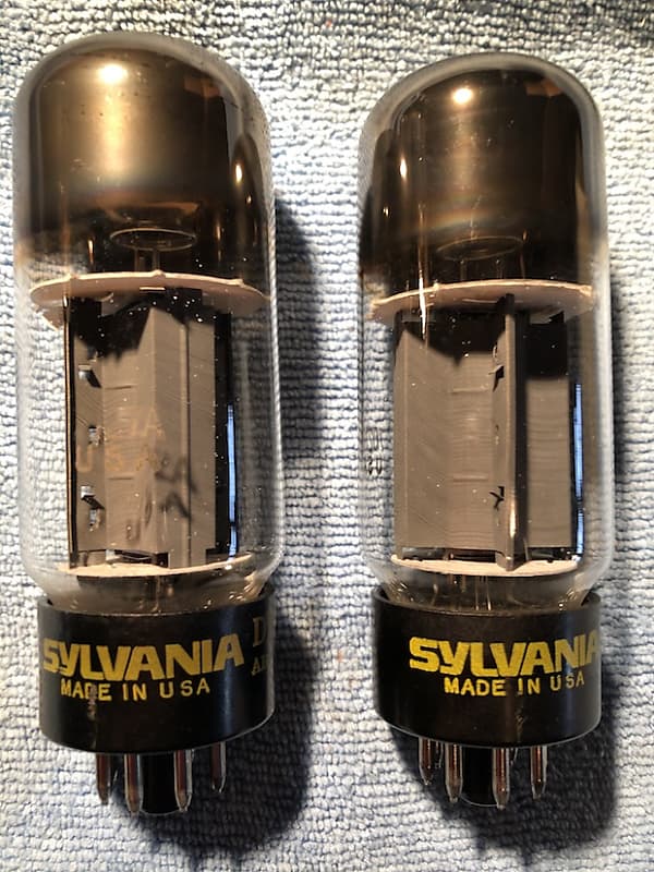 Sylvania 7027A Power Tube 1970's Grey Plate | Reverb