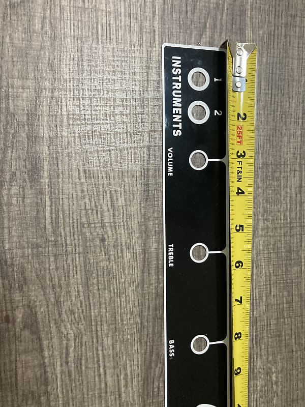 Fender Champ amp front panel black and white 2000’a | Reverb