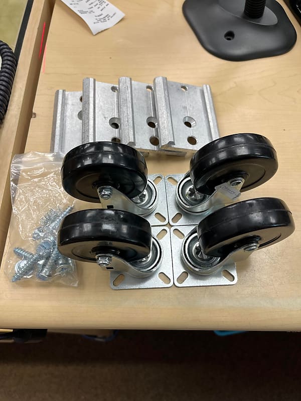 Mesa Boogie Wheel Set - 3 Inches Track-Loc Rotating Wheels | Reverb