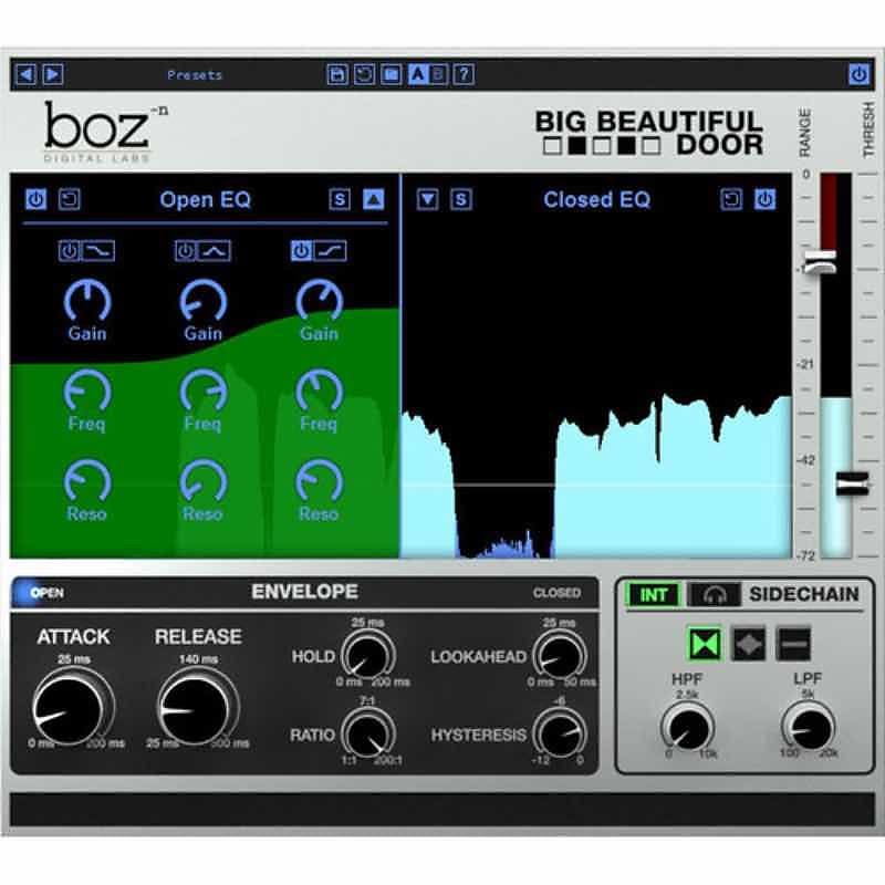 BOZ DIGITAL Big Beautiful Door - Dynamics Processor Plug-in | Reverb