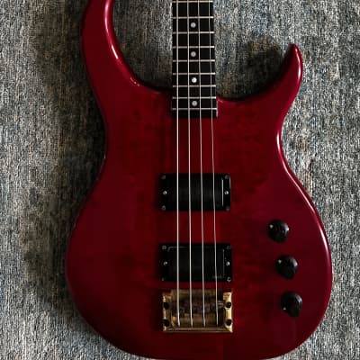 Modulus -custom neck-thru, short scale - Trans-red | Reverb