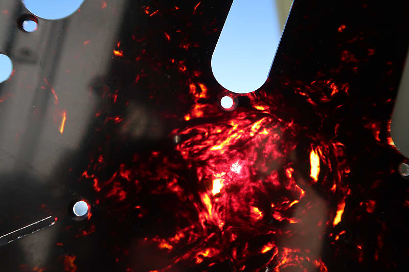 Fender Stratocaster Pickguard '59-'62 Tortoise / Nitrate See | Reverb