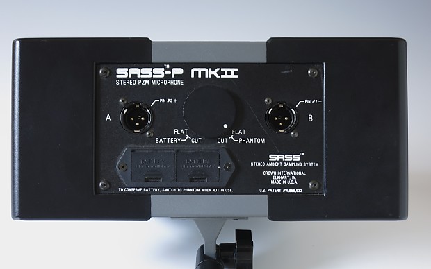 RARE Crown SASS-P MKII Stereo PZM Professional Condenser | Reverb