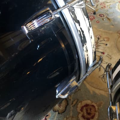 Ludwig Octaplus 1978 Black Vistalite Melodic Toms 11 PC Drum | Reverb