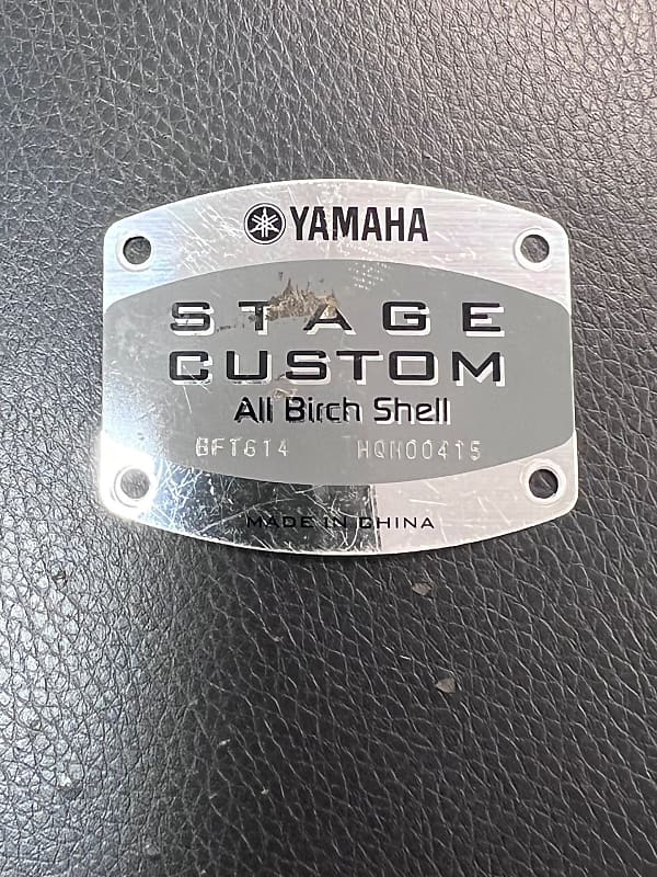 Yamaha Stage Custom Drum Badge | Reverb