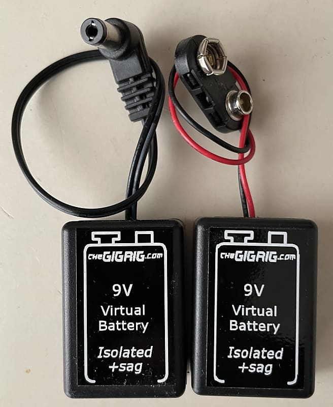 GigRig Virtual Battery 9V Battery Clip DC Plug | Reverb