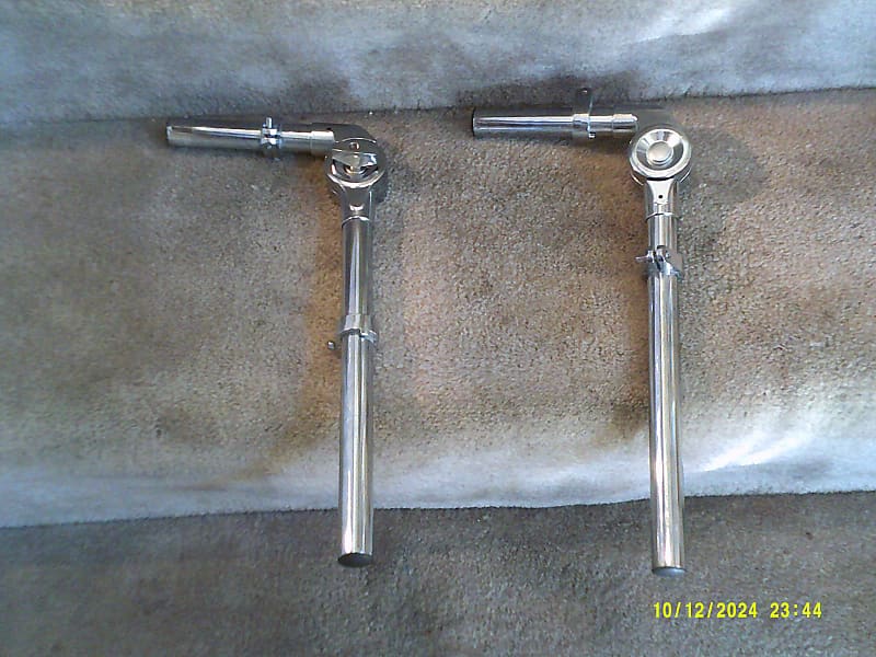 Pacific PDP (2) Matching Long Tom Mounting Arms W/Locks, Uni | Reverb