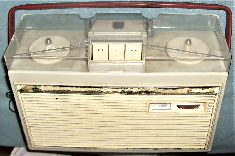 Philips EL 3585/22 tragbares Mini-Spulentonband-Gerät | Reverb