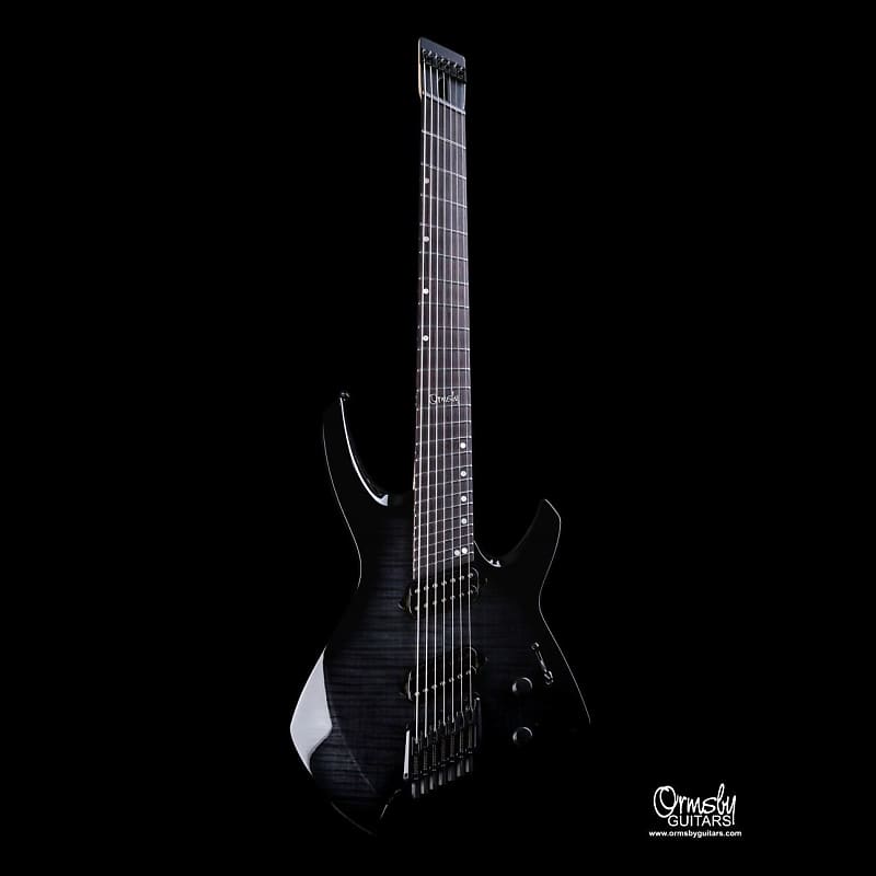 Ormsby Goliath Dahlia Black 7 string guitar | Reverb