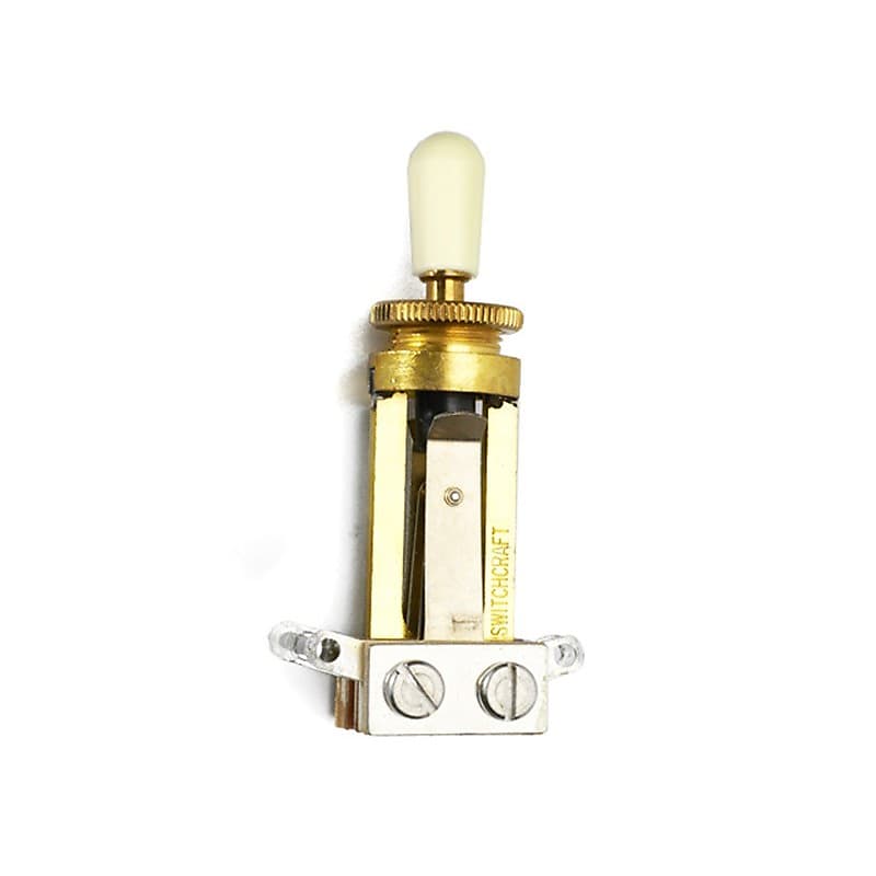 Selector Toggle Switchcraft Straight Gold | Reverb