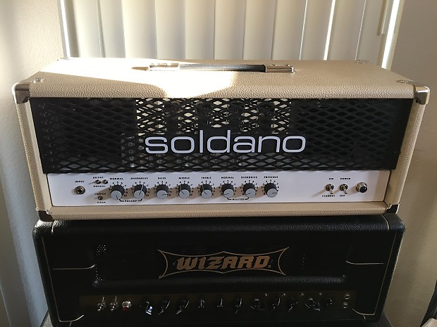 Soldano SLO-100 Head 2015 Cream Warren Haynes mod | Reverb