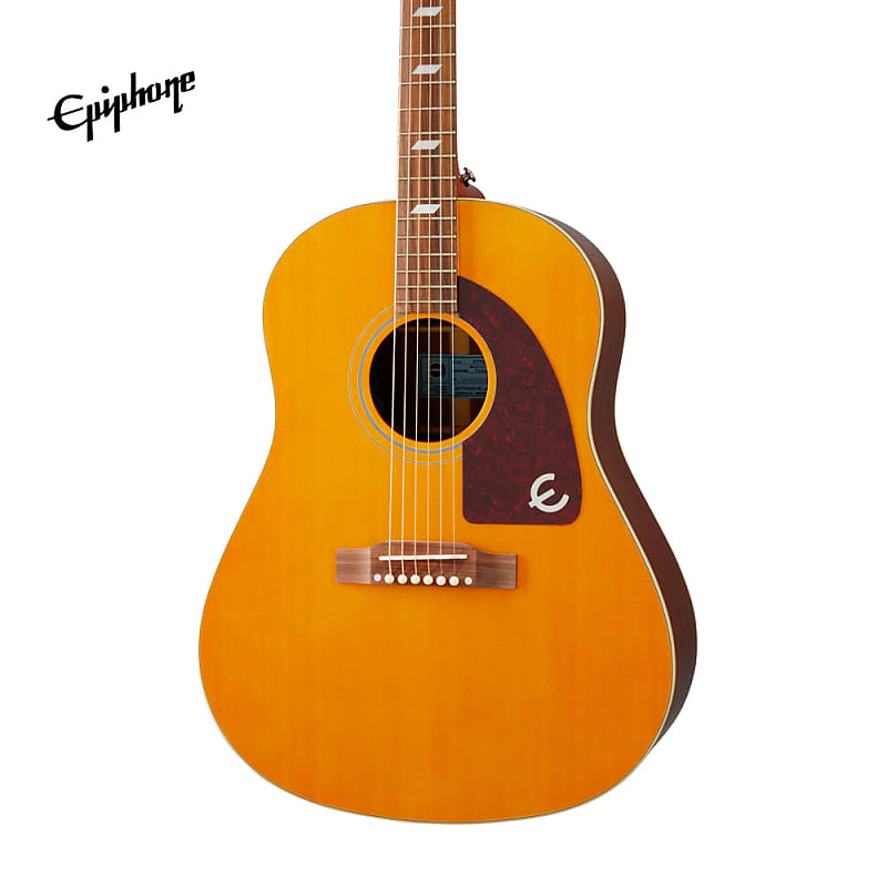 Epiphone Masterbilt Texan Acoustic-Electric Guitar - Antique | Reverb