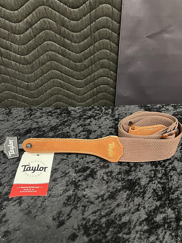 Taylor GS Mini Guitar Strap Chocolate Brown | Reverb