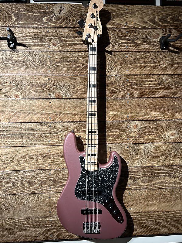 Partscaster Jazz Bass - Burgundy Mist Custom w/Fender MIM | Reverb