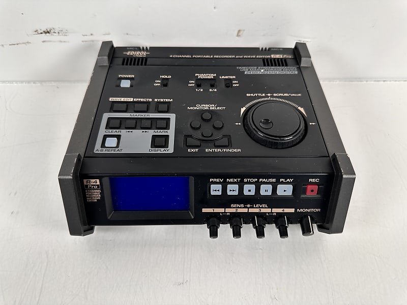 Edirol R-4 Pro 4 Channel Portable Recorder and Wave Editor | Reverb