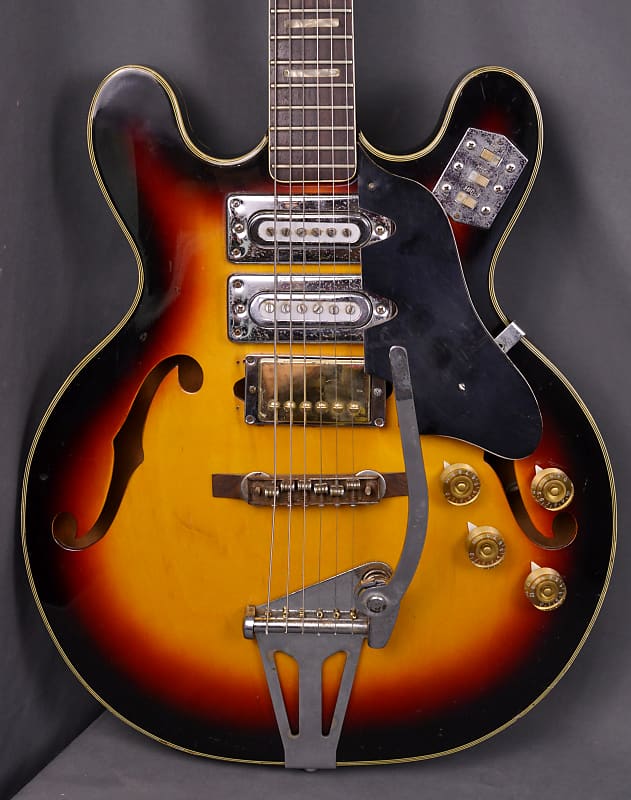 Vintage 1960s Strad-O-Lin Gibson ES-335 copy Matsumoku Guitar | Reverb