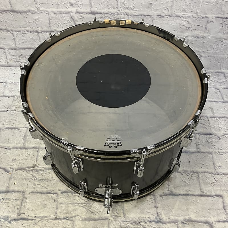Rogers Script Era 22x14" Bass Drum - Black | Reverb