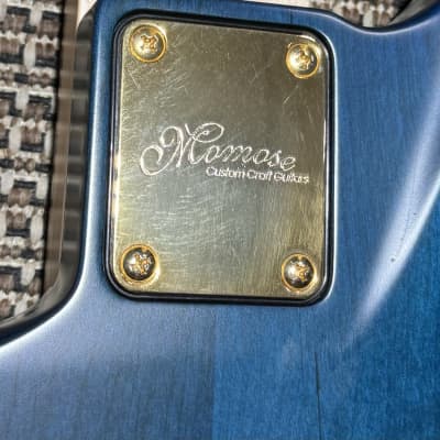Momose Deep Ocean Blue Burst Bass Guitar 30th Anniversary | Reverb