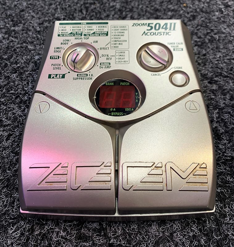 Zoom 504II Acoustic Guitar Multi Effects Pedal | Reverb