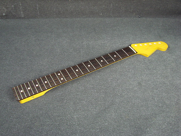 Warmoth Boatneck Strat Guitar Neck Vintage Tint Gloss | Reverb