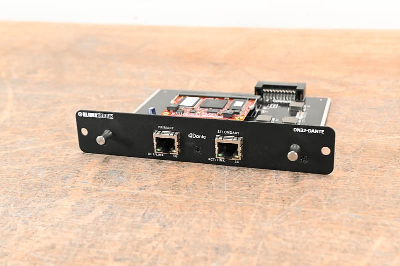 Klark Teknik DN32-DANTE 32x32 Dante Expansion Module CG01E1U | Reverb