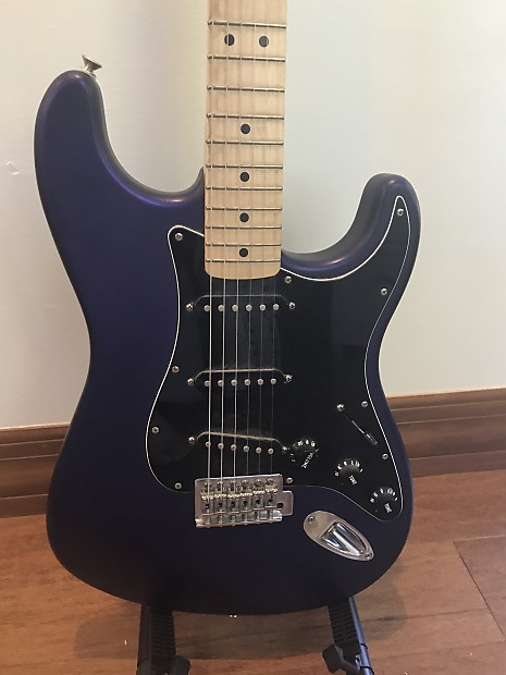 Fender Standard Stratocaster Purple Satin | Reverb