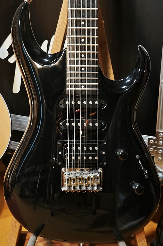 Aria Pro II Aguamate 12 strings Black | Reverb