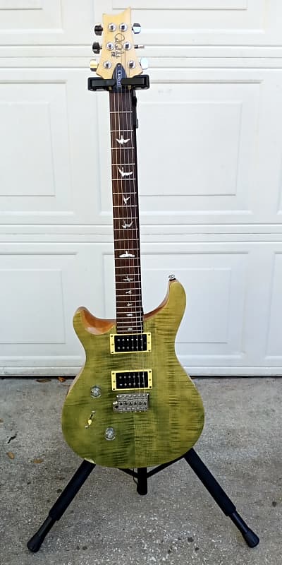 PRS SE Custom 24 Left-Handed 2018 - present Tampas Green | Reverb