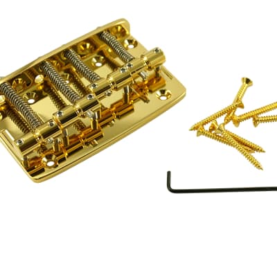 Gotoh 203B-4-GG OEM 4 String Bass Bridge - Gold | Reverb