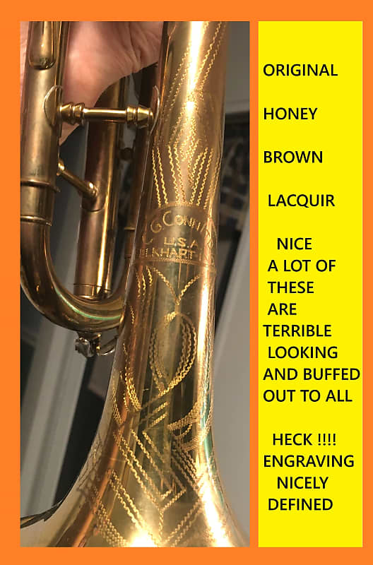 CONN CORNET 80A 1951 ORIGINAL LACQUER PLAYING FINE FINISH | Reverb