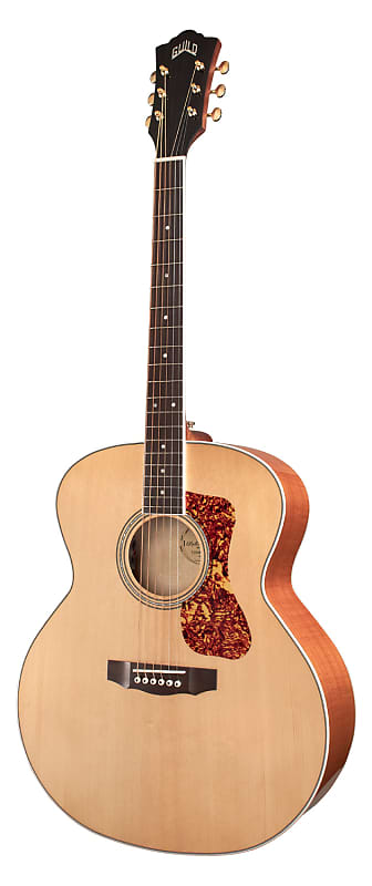 Guild F-250E Deluxe Maple Blond - Solid Spruce top, Maple | Reverb