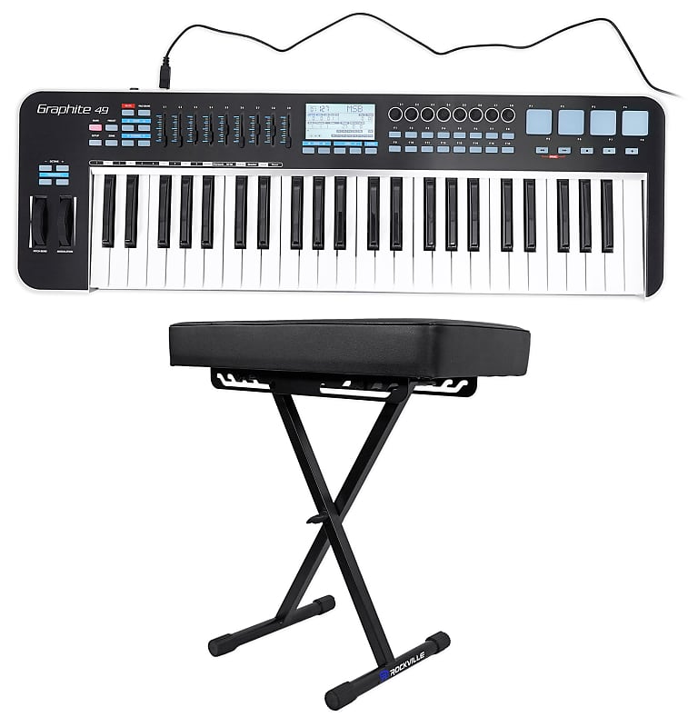 Samson Graphite 49 Key USB MIDI DJ Keyboard Controller w/ | Reverb
