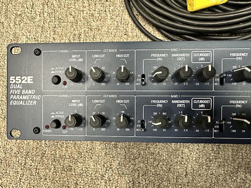 Symetrix 552E dual 5-band parametric EQ | Reverb