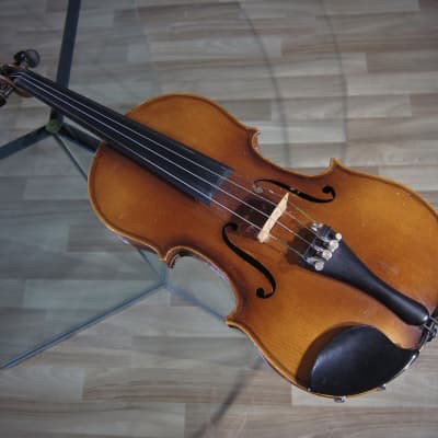 1960s Anton Beder 4/4 Violin Made in Germany Brown Varnish | Reverb