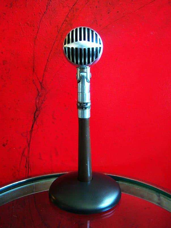 Vintage RARE 1930's Shure 705A Crystal Microphone w period | Reverb