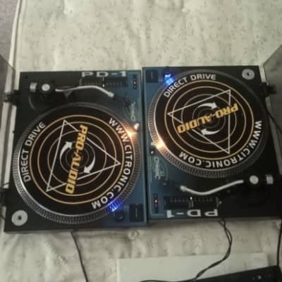 2 Citronic PD-1 Black DJ Decks | Reverb Australia