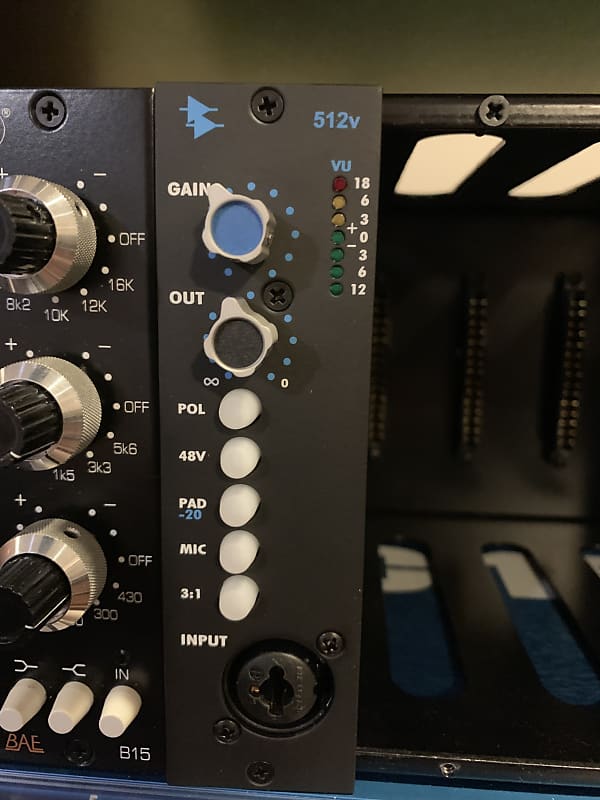 API 512v 500 Series Mic Preamp 2019 Black | Reverb