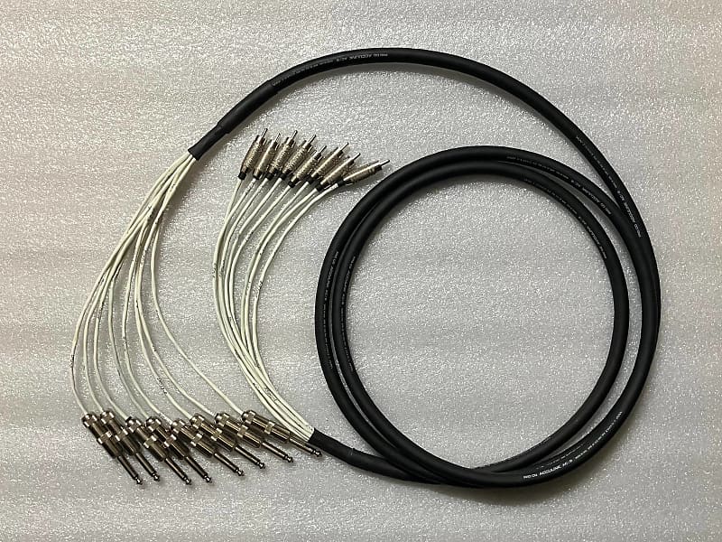 Pro Co 10-ft 8-channel snake 1/4in unbal to RCA | Reverb