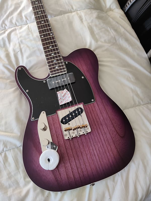Schecter PT Special Purple Burst Pearl Left-Handed guitar | Reverb UK