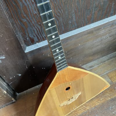 USSR Russian Balalaika 3 String Folk Instrument like Ukulele | Reverb
