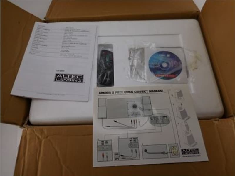 Altec Lansing ADA880 SPEAKER SYSTEM in Original Packaging | Reverb