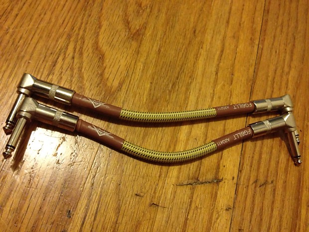 (2) Fender Custom Shop 6" Tweed Patch Cables | Reverb