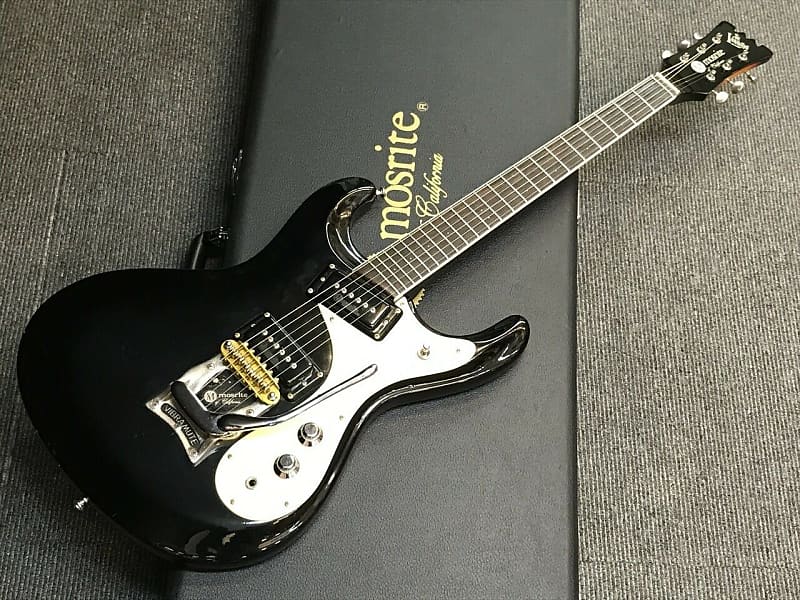 Mosrite 65 Refinished Black Made in Japan Kurokumo Used | Reverb