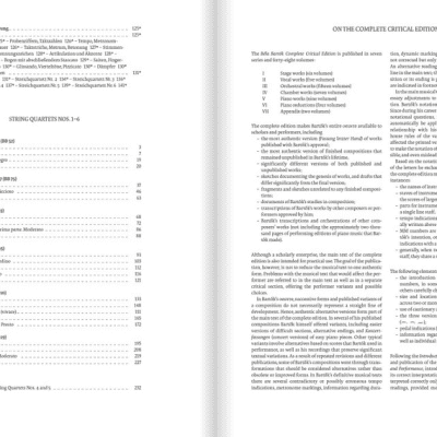 Henle Complete Edition String Quartets – Bartók Complete | Reverb