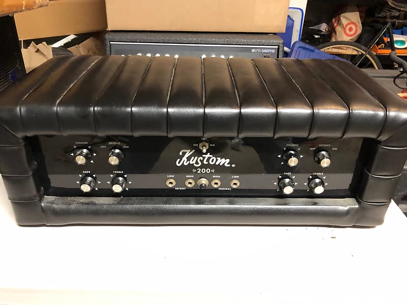 Kustom 200 1970's - Black | Reverb