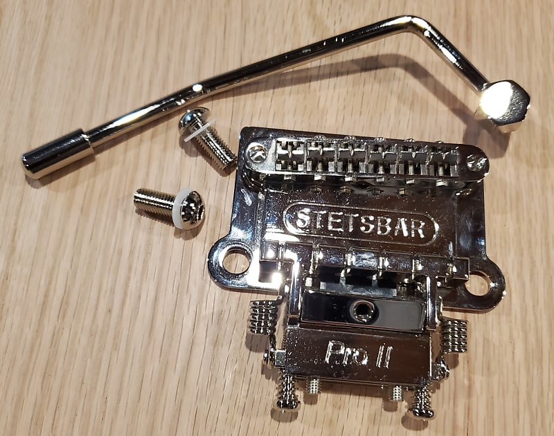 Stetsbar Stetsbar Stop-Tail Tremolo Pro II 2020 Chrome | Reverb