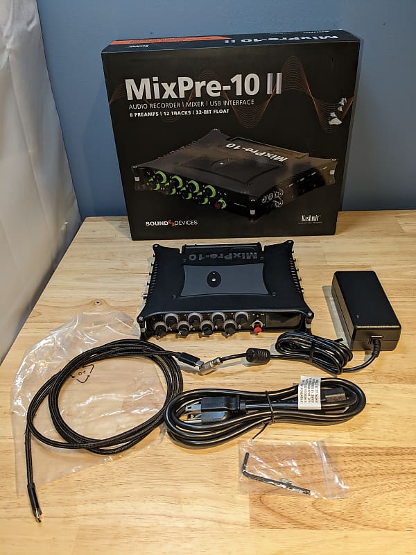 Sound Devices Mixpre-10 II mix pre 32 bit float audio | Reverb