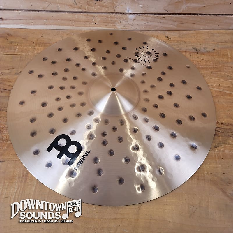 Meinl 22" Pure Alloy Traditional Extra Hammered Crash-Ride | Reverb